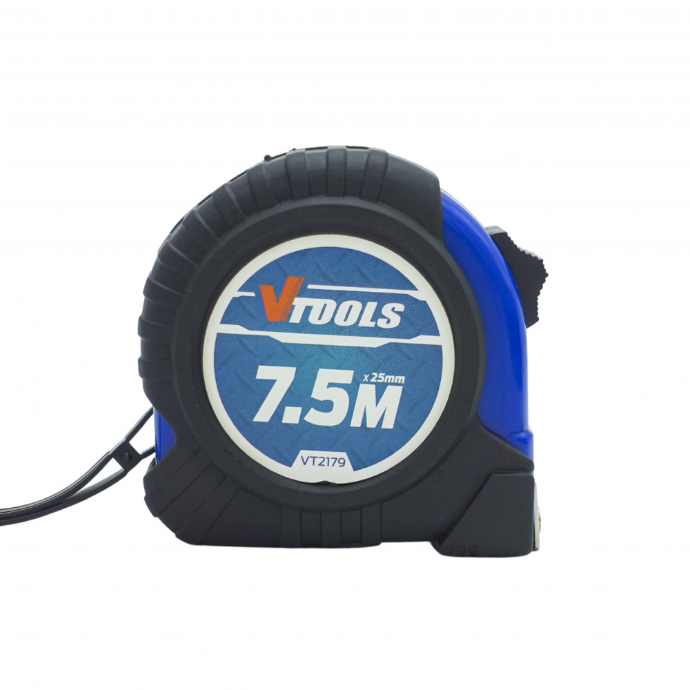 VTools 7.5M Measuring Tape Measure With Auto Lock - Techspertz.co.za