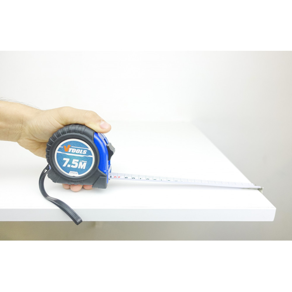 VTools 7.5M Measuring Tape Measure With Auto Lock - Techspertz.co.za